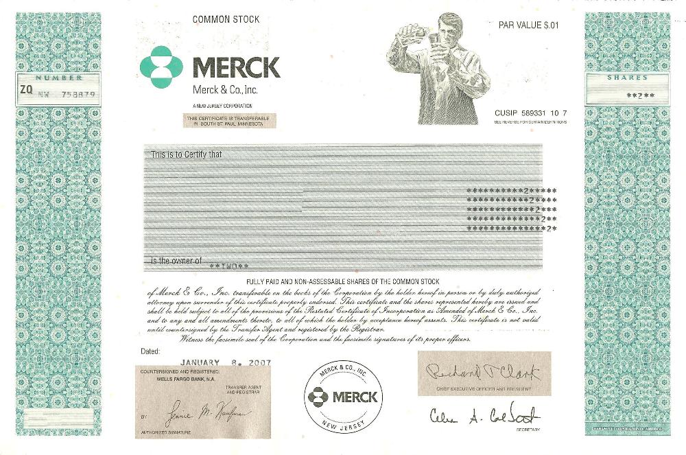 Merck Stock Stock Plan Is Offered By Merck The New York Times